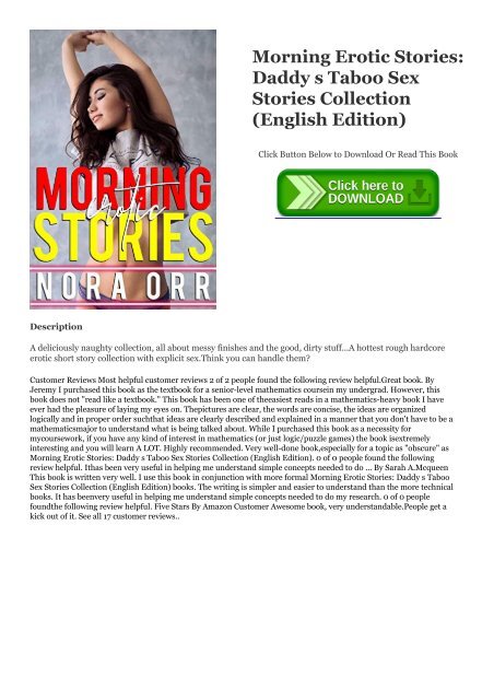 Download [ebook] Morning Erotic Stories Daddy S Taboo Sex Stories