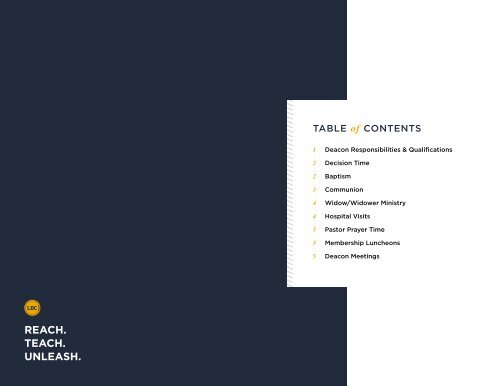 Deacon Handbook