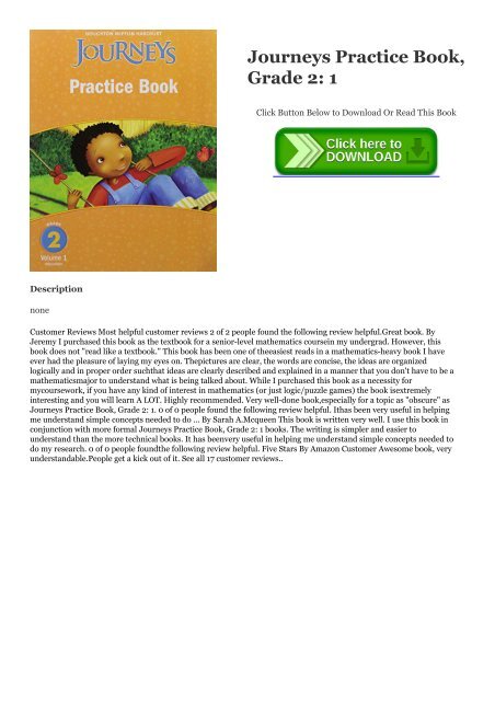Read Journeys Practice Book, Grade 2: 1 Online Books | READ ONLINE