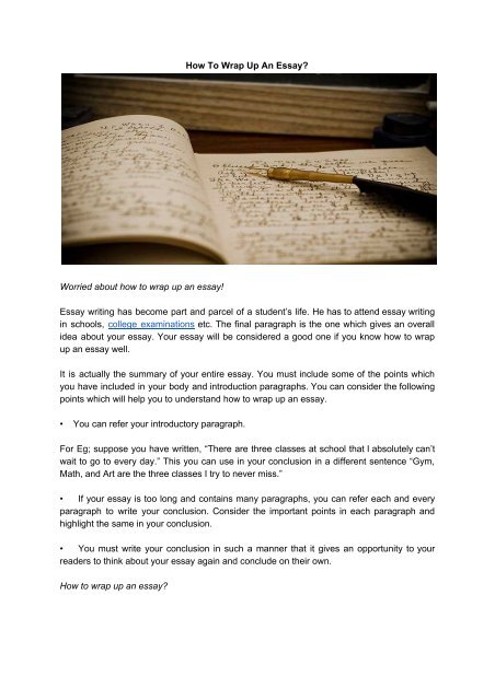  How To Write A Conclusion Paragraph For A College Essay Conclusion Paragraphs 2022 10 27