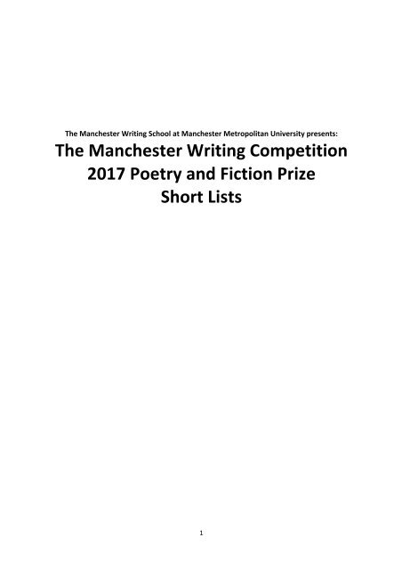 Manchester-Writing-Competition-short-lists-2017