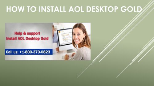 How to Install AOL Desktop Gold