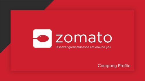 Zomato presentation slides