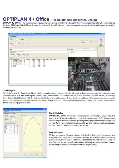 OPTIPLAN 4 / Office - Flexibilität und modernes Design