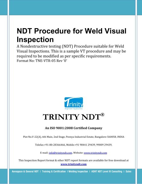NDT-Weld-Visual-Inspection-procedure-free-download