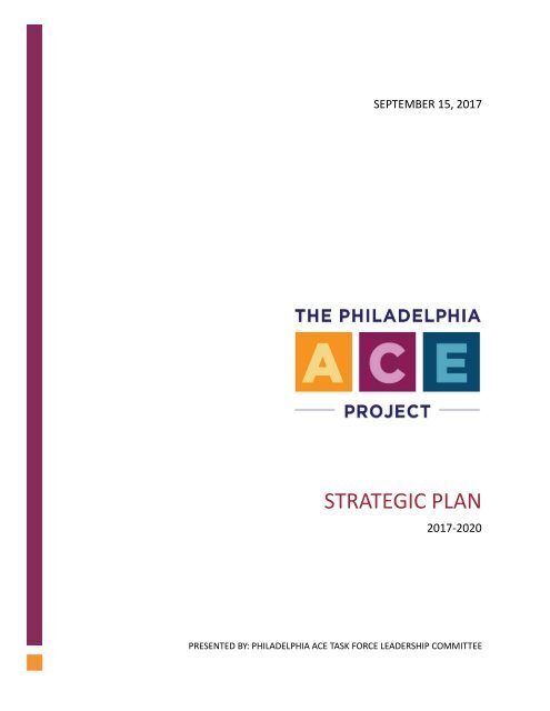 Philadelphia ACE Task Force Strategic Plan
