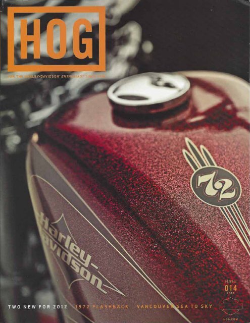 Tommy in Harley Davidson's magazine