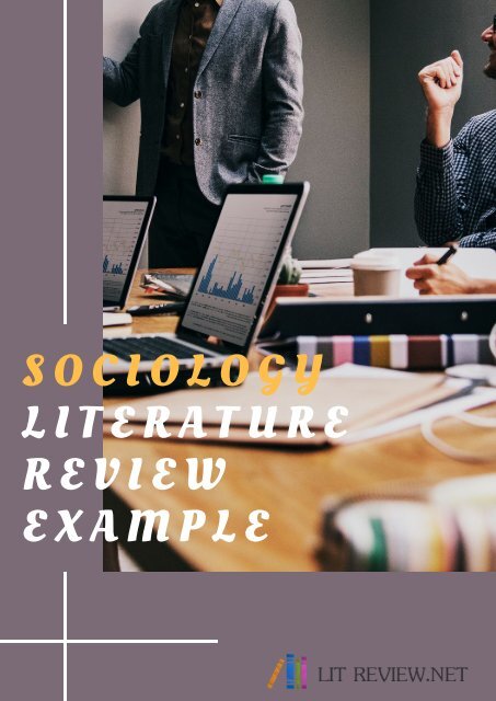 Sociology Literature Review Example