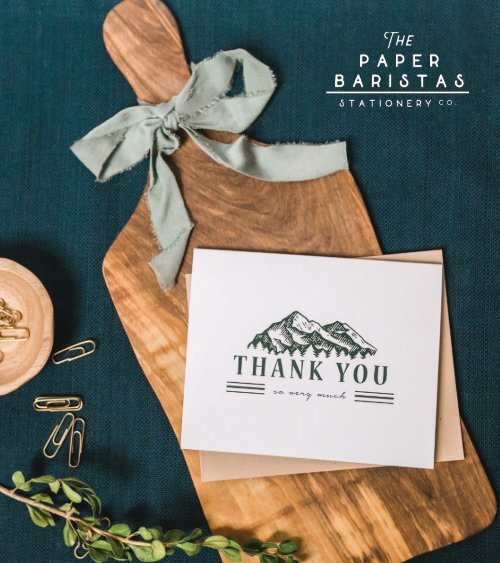 Paper Baristas Catalog