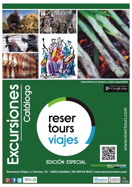 Catalogo de Excursiones Edicion especial Fiesta Resertours
