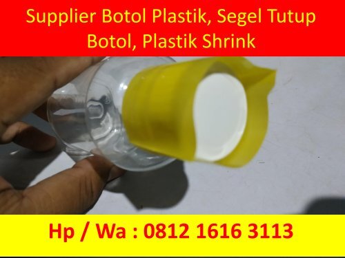 Segel Botol Plastik,