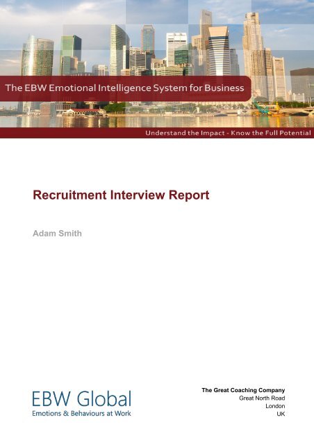 EBW Business EQ Report (Recruitment)