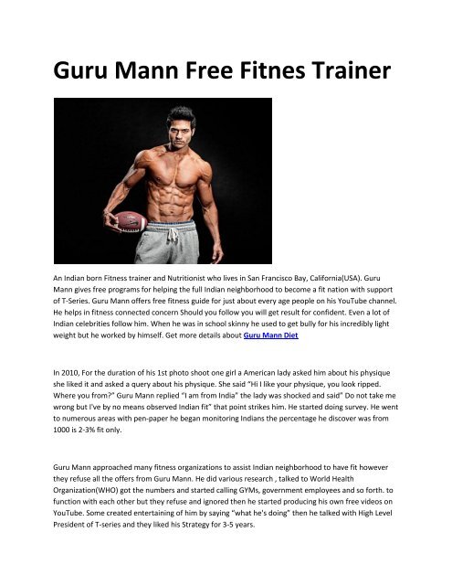5 Guru Mann Fitness
