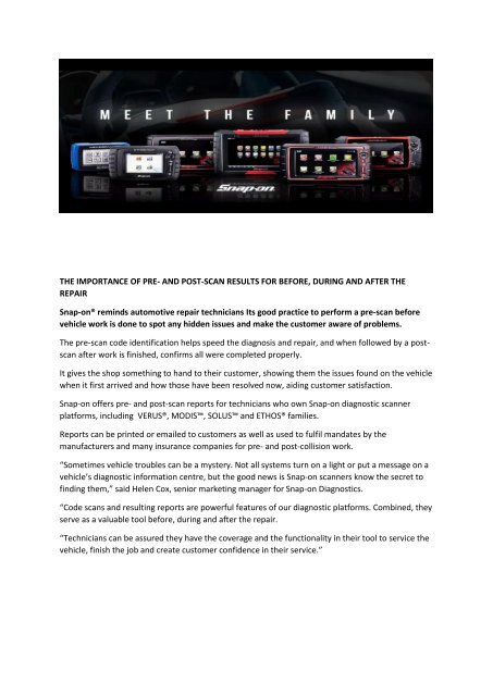 1.THE IMPORTANCE OF PRE