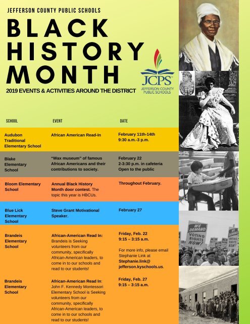Celebrate Black History Month Ideas