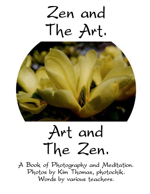 Zen and The Art, 2017 For sharing