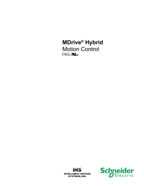MDrive® Hybrid Motion Control - Schneider Electric Motion USA