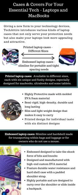 Cases & Covers For Your Essential Tech - Laptops and MacBooks