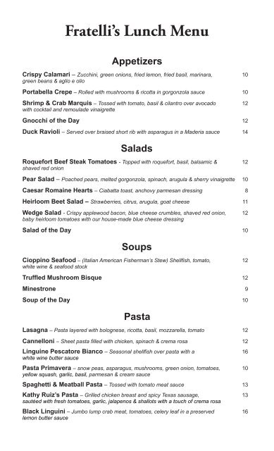 Fratellis-lunch-dinner-menu