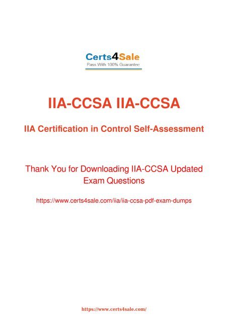 IIA-CCSA-demo