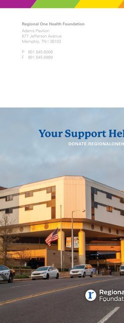 Regional One Health Foundation Annual Report