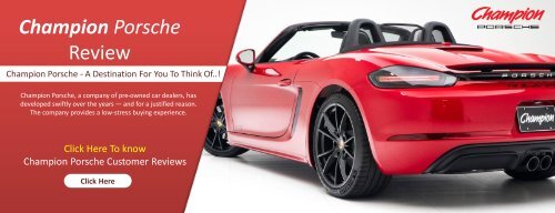 Champion Porsche Review