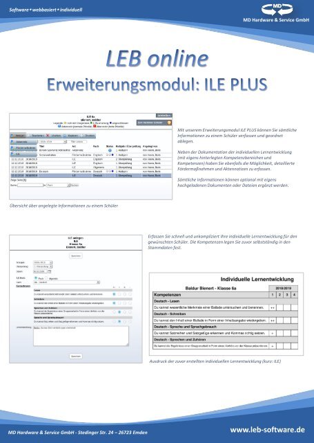 LEB Flyer Module - ILE PLUS