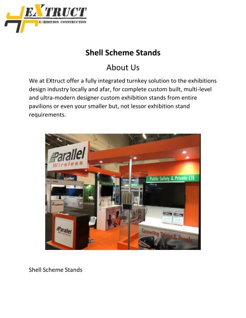 Shell Scheme Stands