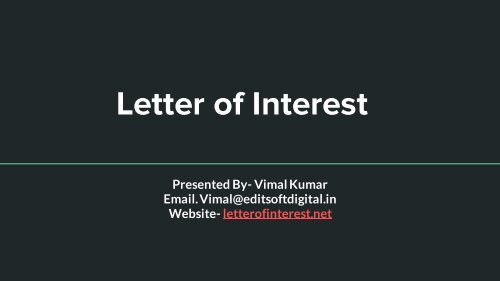 Letter Of Interest letter-of-interest