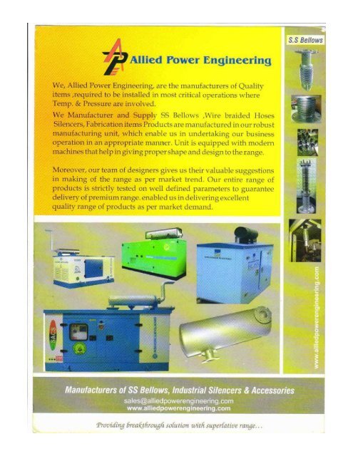 BROCHURE - Allied Power Engineering
