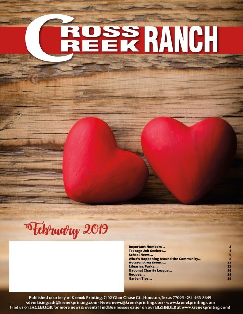 Cross Creek Ranch February 2019