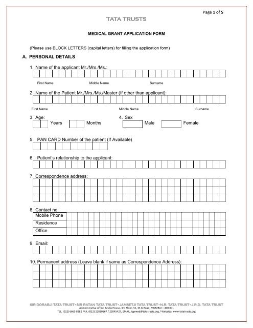 medical-application-form