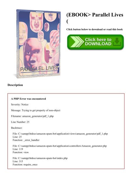 (EBOOK Parallel Lives (E.B.O.O.K. DOWNLOAD^