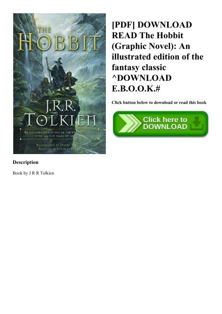 [PDF] DOWNLOAD READ The Hobbit (Graphic Novel) An illustrated edition ...