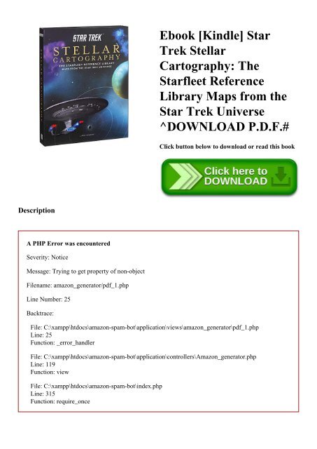 Ebook [Kindle] Star Trek Stellar Cartography The Starfleet Reference ...