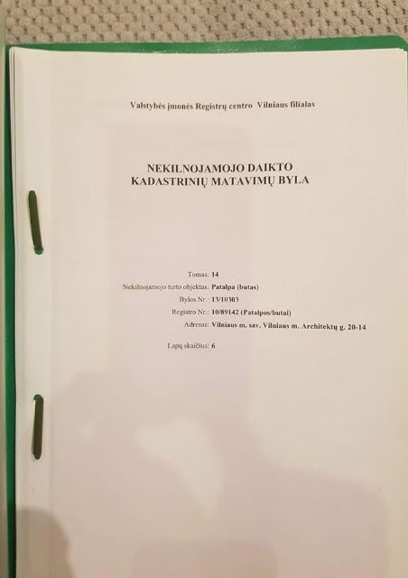 Architektų 20-14 kadastro byla