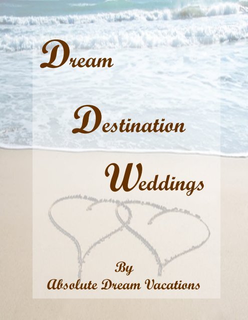 Dream Destination Weddings Brochure