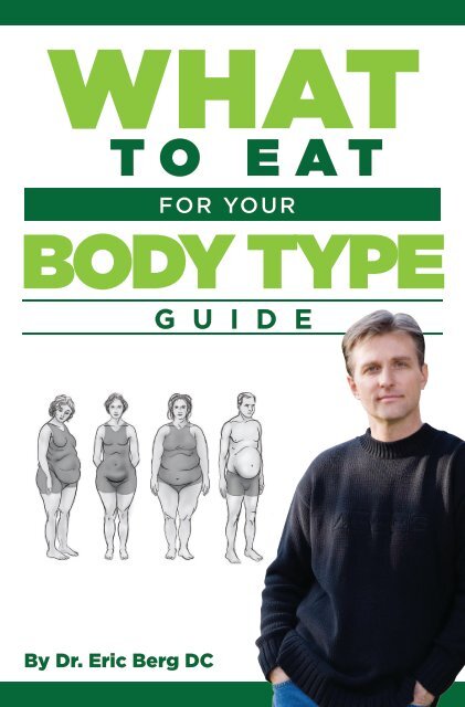 What To Eat For Your Body Type Booklet