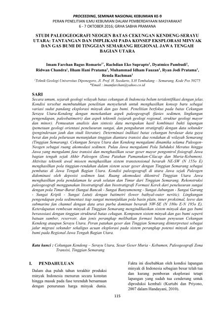 11. EOB-05-Studi Paleogeografi Neogen Batas Cekungan Kendeng-Serayu ...