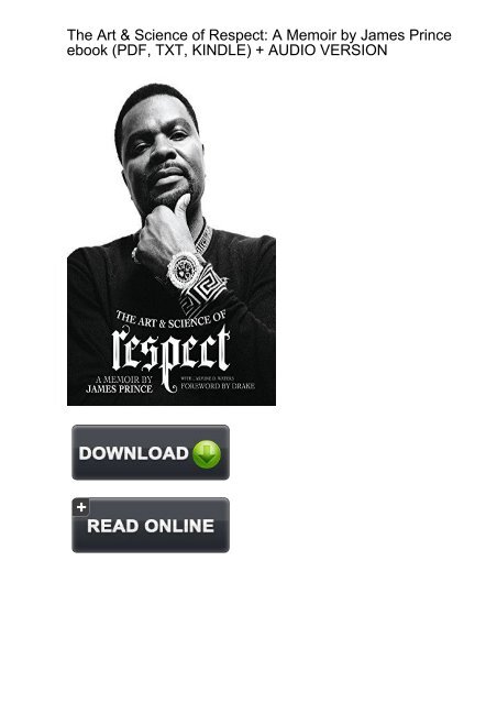 Download Art Science Respect Memoir Prince ebook