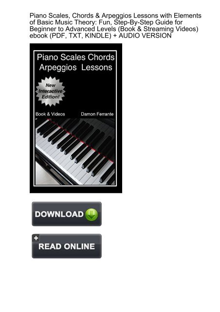 Download Scales Chords Arpeggios Lessons Elements ebook