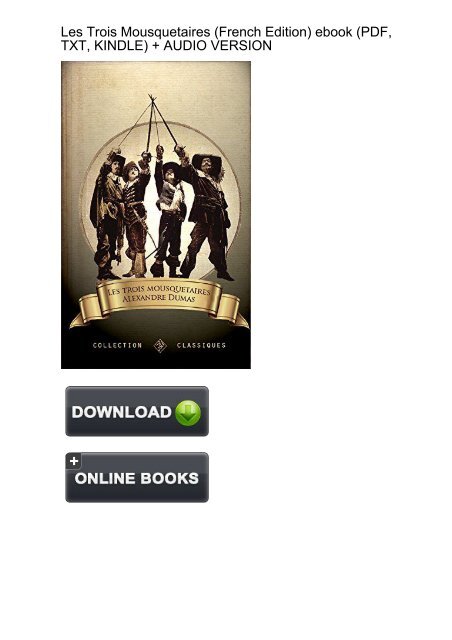 Les Trois mousquetaires EPUB