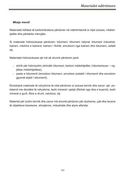 Materialet ndërtimore Mb