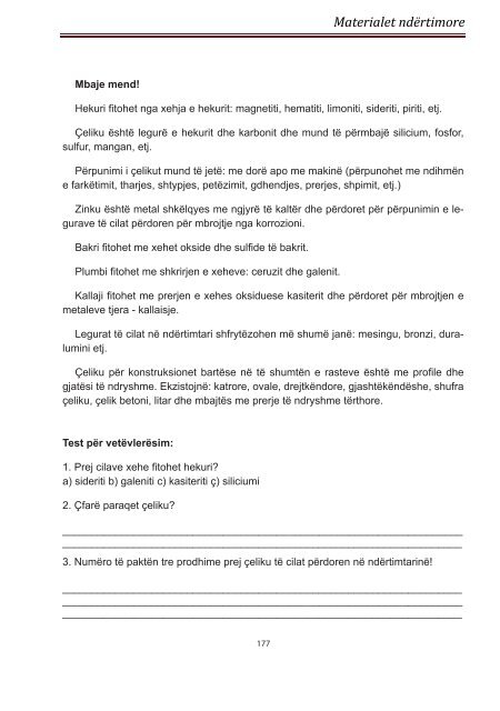 Materialet ndërtimore