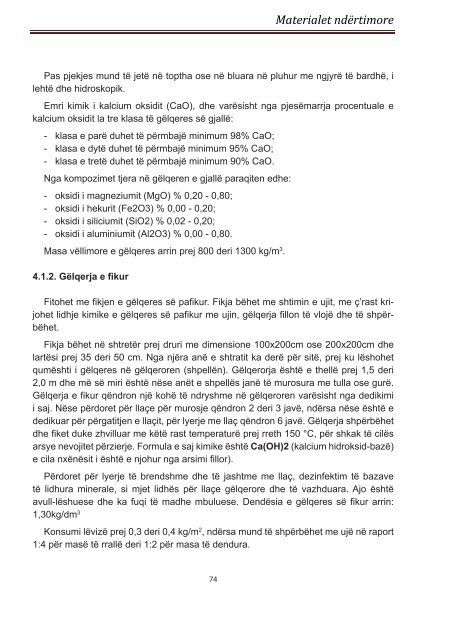 Materialet ndërtimore Pa