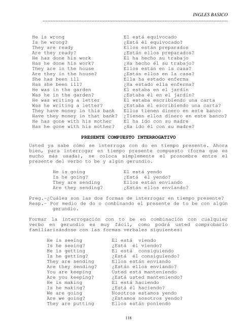 INGLES BASICO