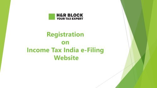 How to Register on incometaxindiaefiling website?