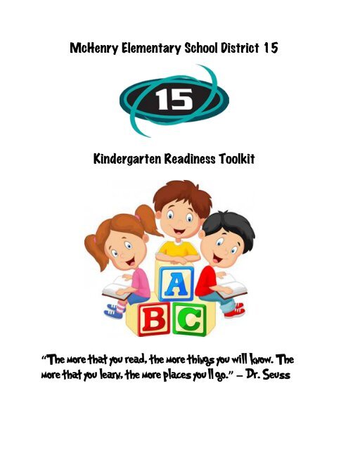Kindergarten Toolkit | Picstank
