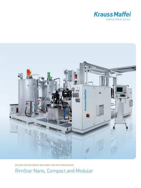 RimStar series of mixing and metering machines - Krauss Maffei