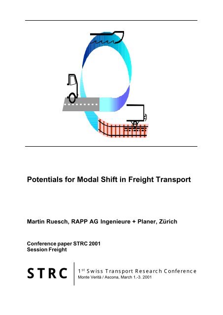 Potentials for Modal Shift in Freight Transport - STRC | Swiss ...